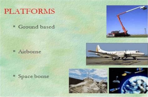 Platform In Remote Sensing Geographic Book