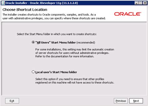 one size doesn t fit all installing jdeveloper 11g v11 1 1 2 0 under