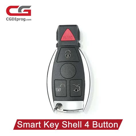 Smart Key Shell 4 Button Shell With Plastic Button For Mercedes Assembling With CGDI MB BE Key 5pcs