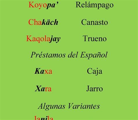 Kiche Idiomas Mayas