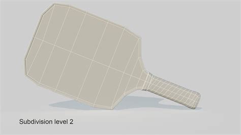 Pickleball Racket 3d Model Turbosquid 2055245