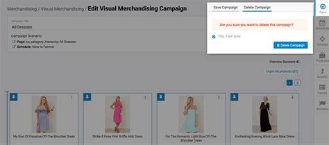 Save Or Delete A Campaign Searchspring Help Desk