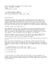 Data Analysis Rmd Title Data Analysis Assignment Points Total Author Lastname