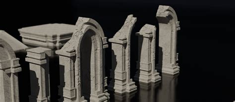 Artstation Ancient Indian Temple Architecture 3d Kitbashing Asset