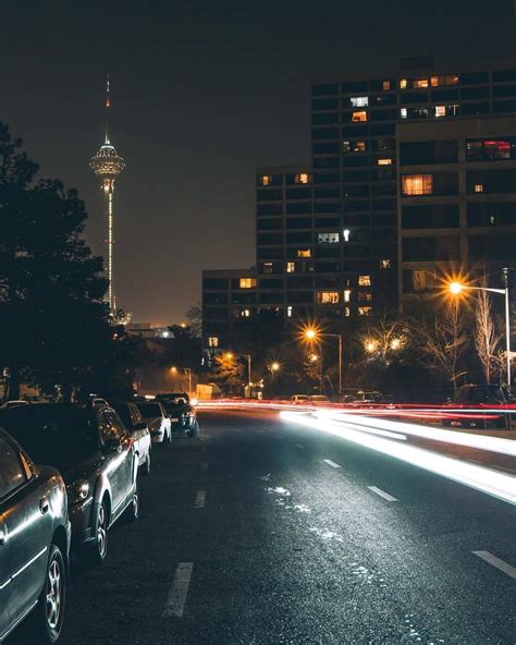 Tehran Iran At Night