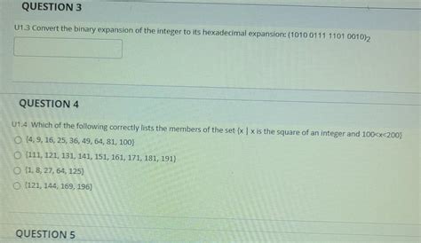 solved question 3 u1 3 convert the binary expansion of the