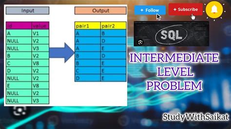 18 Data Engineering Interview Question Create Pairs Based On Ids Intermediate Level Youtube