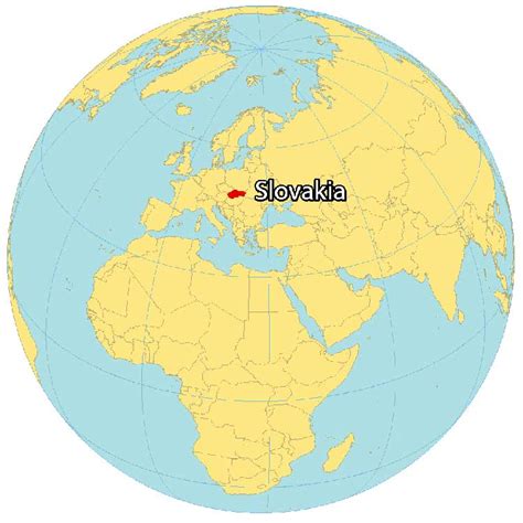 Physical Map Of Slovakia Ezilon Maps