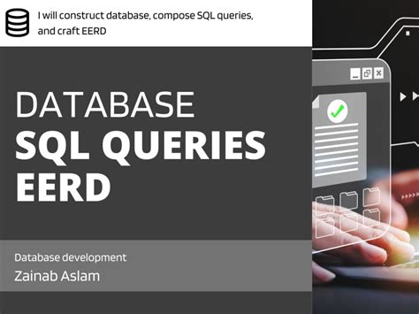 designed database composed sql queries and crafted eerd upwork