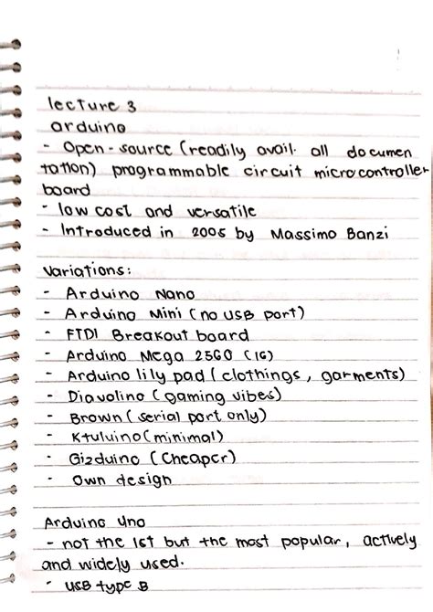 Solution Arduino Notes Studypool
