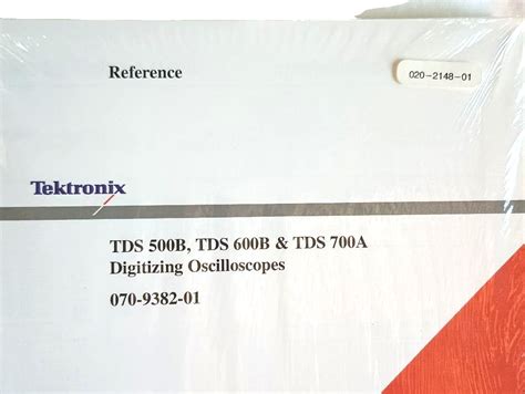 Tektronix Reference Manual Tds 500b Tds 600b Tds 700a Digitizing
