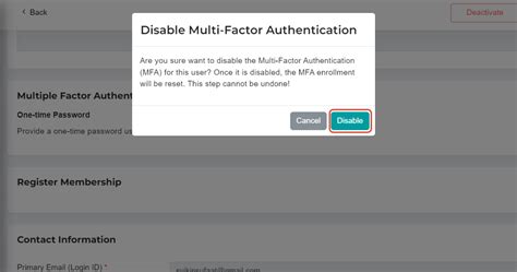 Users How To Disable Multi Factor Authentication For A User Boardvision