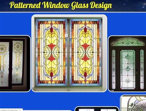 Patterned Glass Window Design For Android Download