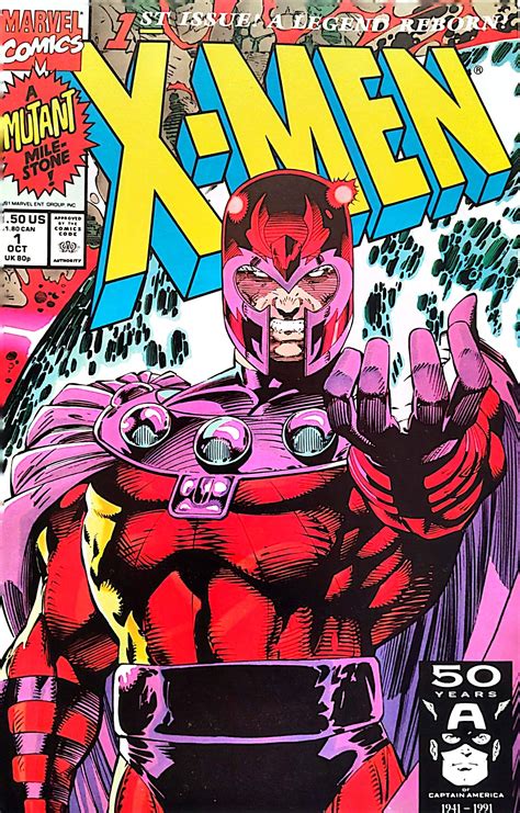X Men 1 1991 Magneto Cover Comic Books Copper Age Marvel X Men