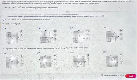 Solved Use A Graphing Utility Together With Analytical Chegg