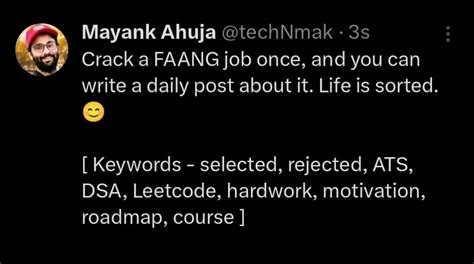 Mayank Ahuja On Linkedin Faang Dreamjob Leetcode 47 Comments