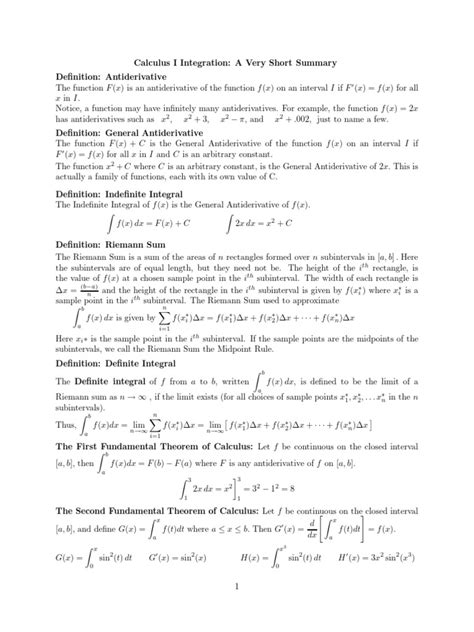 Integrals With Inverse Trig Pdf