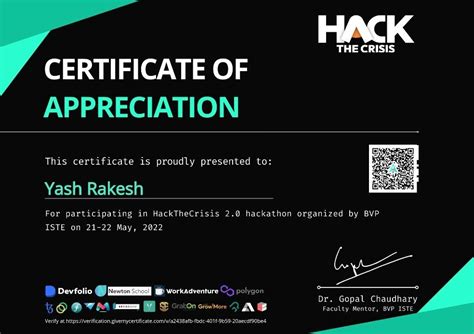 Yash Rakesh On Linkedin Hackathon