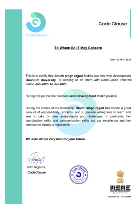 Bhumi Rajput On Linkedin Javadevelopment Java Codeclause