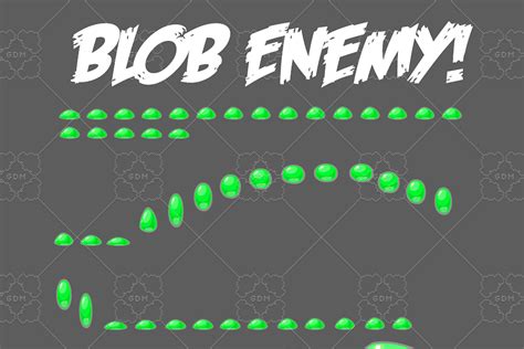 Blob Enemy Custom Designed Graphics ~ Creative Market Blob Enemy Custom Designed Graphics ~ Creative Market