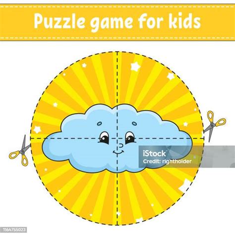 아이들을위한 퍼즐 게임 교육 개발 워크 시트 아이들을위한 게임을 학습 활동 페이지 유아용 유치원 수수께끼 귀여운 만화 스타일의 간단한 평면 고립 벡터 일러스트 0명에 대한