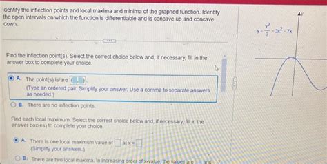 Solved Identify The Inflection Points And Local Maxima And Chegg