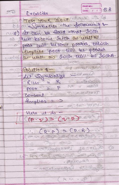 Bls Llb Logic 2 For Sem Iv Solved Problems Bls Llb