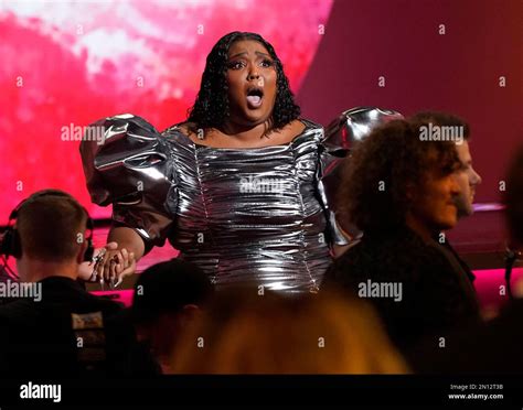 Lizzo Accepts The Award For Record Of The Year For About Damn Time At