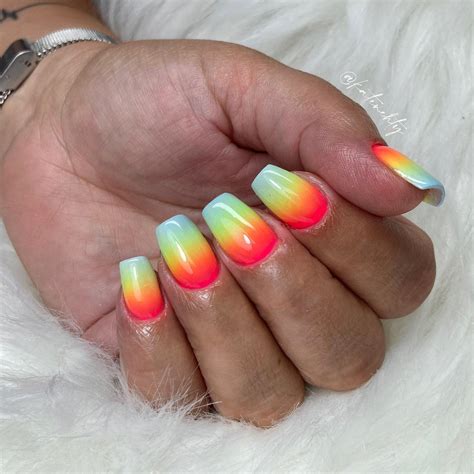 Top 11 Neon Yellow Ombre Acrylic Nails Update