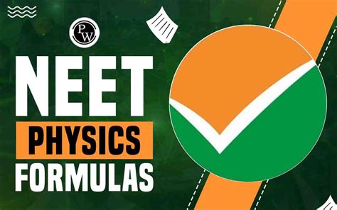 NEET Physics Formulas With Explanation For Upcoming Exam