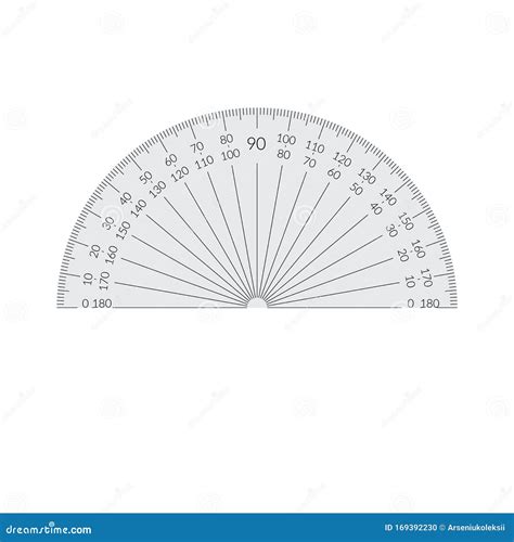 Circular Protractor Measuring Degrees Tool Round Scale Level Indicator Protractor Stroke