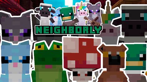 МОД НА ЖИТЕЛЕЙ ЖИВОТНЫХ В МАЙНКРАФТ 100 дней 100 модов Обзор мода Neighborly 33 Youtube