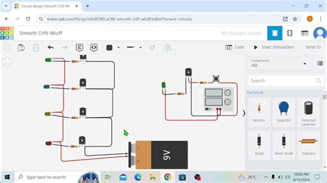Water Level Indicator Using Transistor Bc547 In Tinkercad Youtube