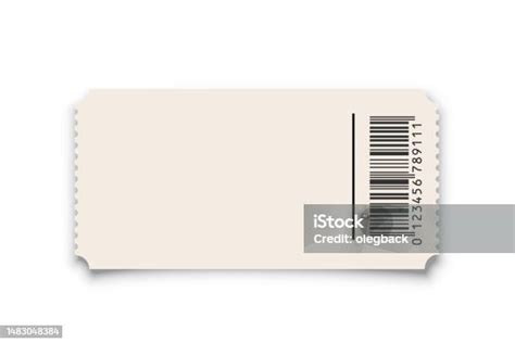 극장 영화 티켓 현실적인 벡터 템플릿입니다 쿠폰 할인 바우처 모형 영화 추첨 바코드와 텍스트 공간이 있는 카니발 빈 티켓 콘서트 이벤트 축제 용지 인정 레이아웃 3차원