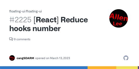 [react] reduce hooks number · issue 2225 · floating ui floating ui