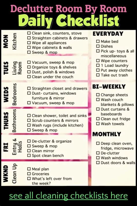 How To Declutter Your Home Room By Room Checklist Tips And Action Plan Declutter Deep