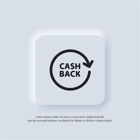 캐쉬백 로고 돈 아이콘을 반환합니다 캐시백 리베이트 라인 아이콘입니다 급여 교환 손 잡고 달러입니다 금융 투자 기호입니다 벡터 Ui 아이콘입니다