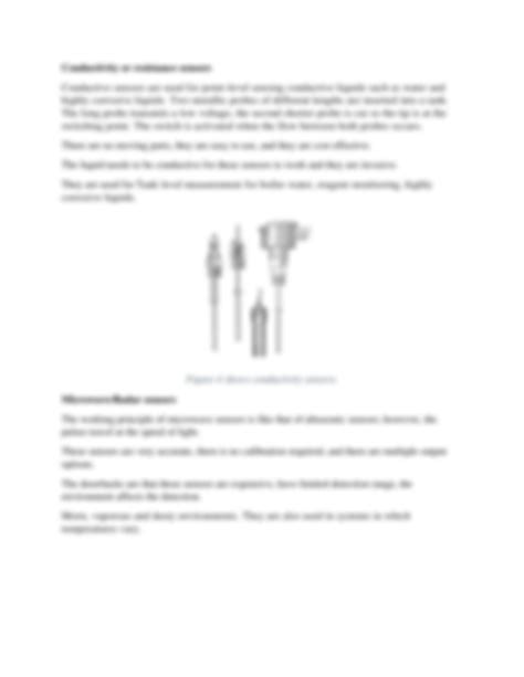 SOLUTION Types Of Level Sensors Studypool