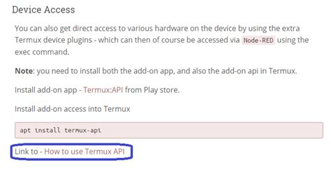Termux API Link Is Broken Issue Node Red Node Red Github Io GitHub