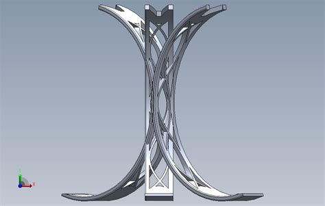 Dna吸管架 Solidworks 2013 模型图纸免费下载 懒石网