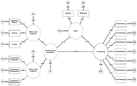 standardized path coefficients for sexual and gender minority notes
