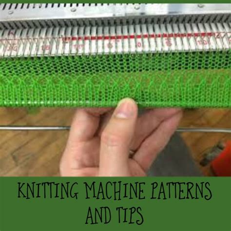 Knitting Machine Patterns Free Pattern Matching Algorithms