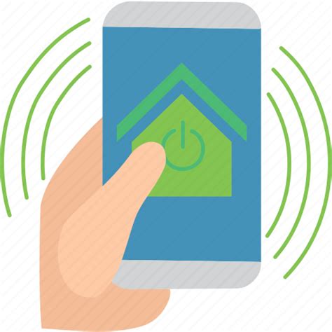 Smart Home Control Technology Digital House Network Icon Download On Iconfinder