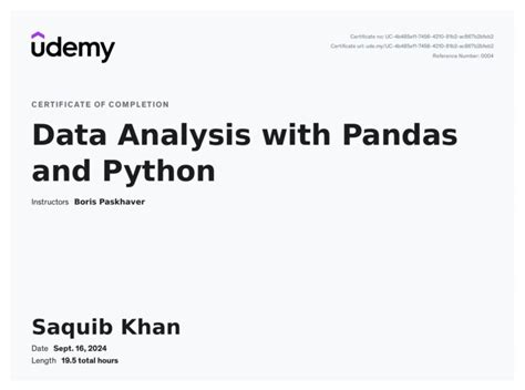 Python Certificate Data Champion