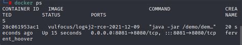 jndiexploit 1 2 snapshot jar工具在log4j漏洞复现中的使用 csdn博客