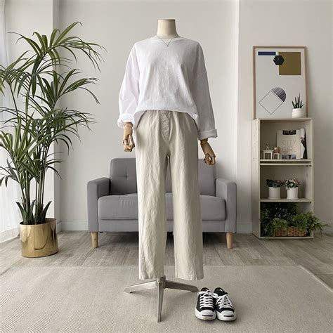 주문폭주💜s M L 편안한👍🏻 스판 면 밴딩 봄 여름 일자 9부 여자 여성 팬츠 바지 긴바지