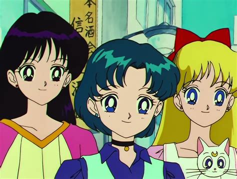 Raye Rei Amy Ami And Mina Minako In Town By Ugsf On Deviantart