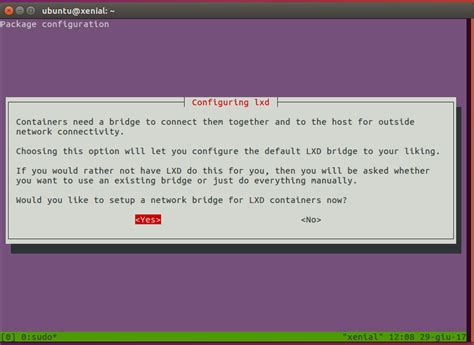 Configuration De LXD Sur Ubuntu Ubuntu