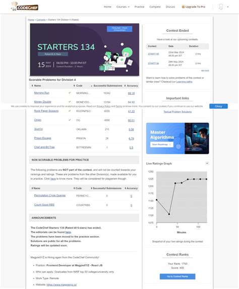 I Solved 4 Codechef Starter 134 Problems Suyash Kumar Singh Posted On The Topic Linkedin