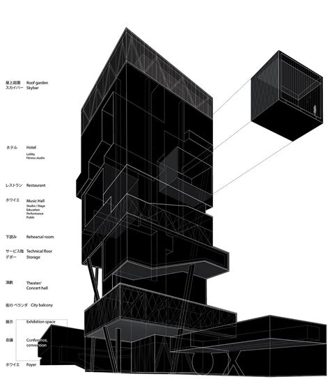 Highrise Proposal Tokyo On Behance Geometric Architecture Architecture Panel Architecture
